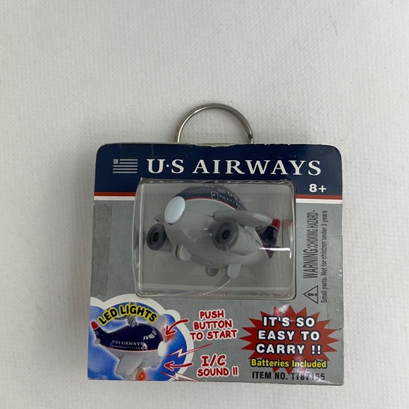 Daron | Other | Us Airways Light Sound Jet Key Chain | Poshmark